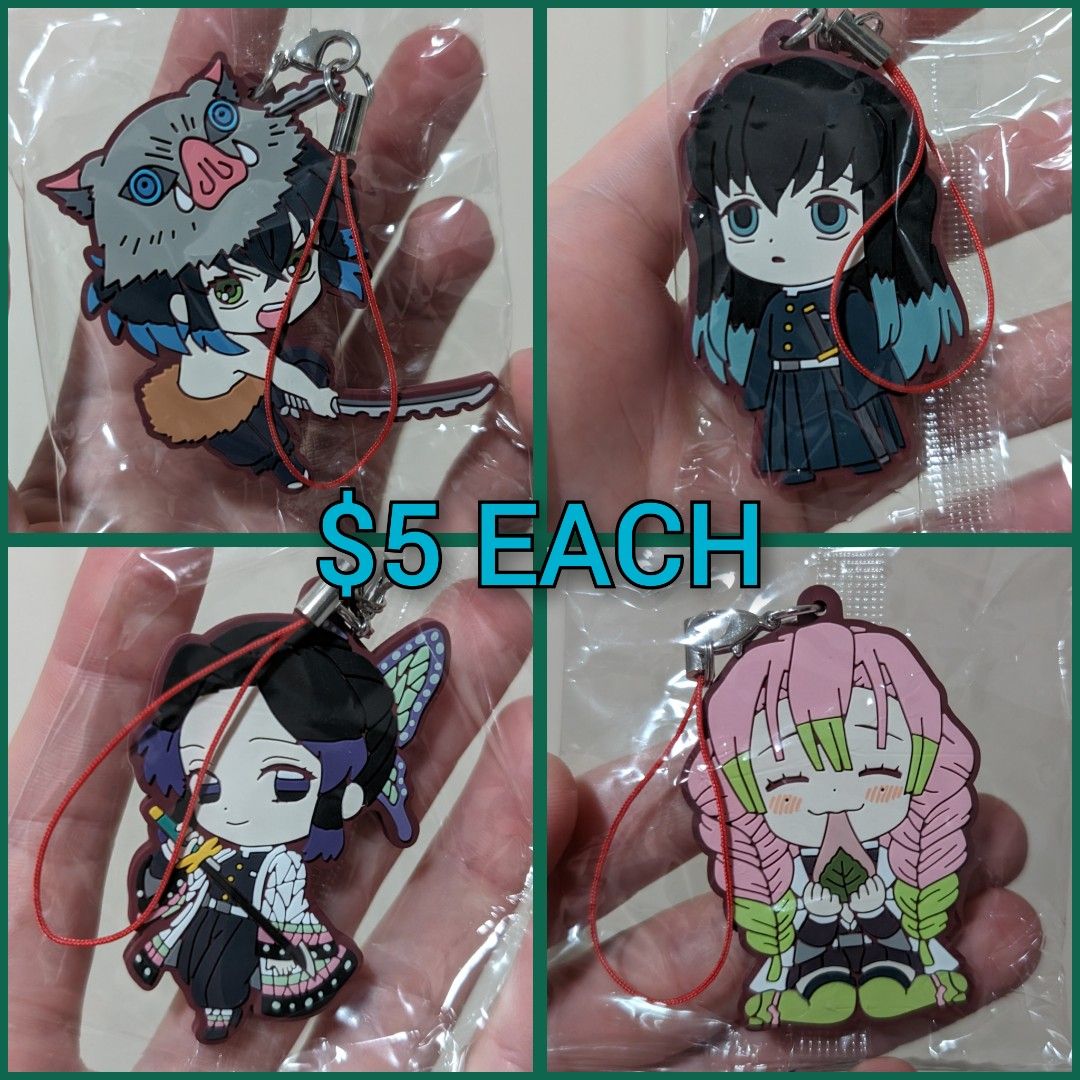 Demon Slayer Gacha Hashira Inosuke Keychain, Hobbies & Toys ...