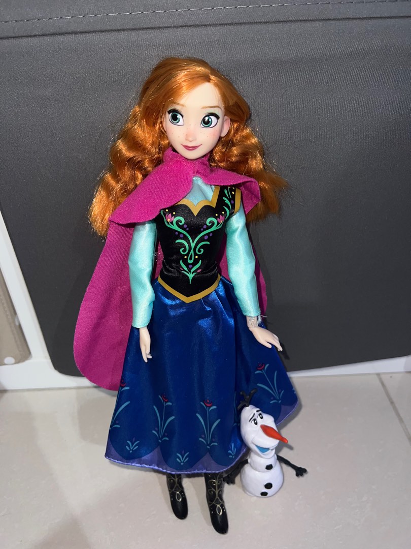 Disney Store Frozen Anna and Olaf Doll, Hobbies & Toys, Toys & Games on ...
