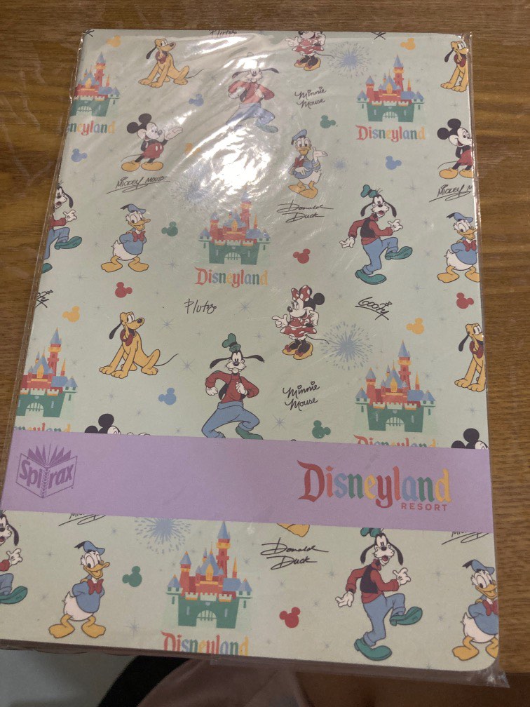 Disneyland Resort Mickey & Friends Notebook, Hobbies & Toys, Stationery ...