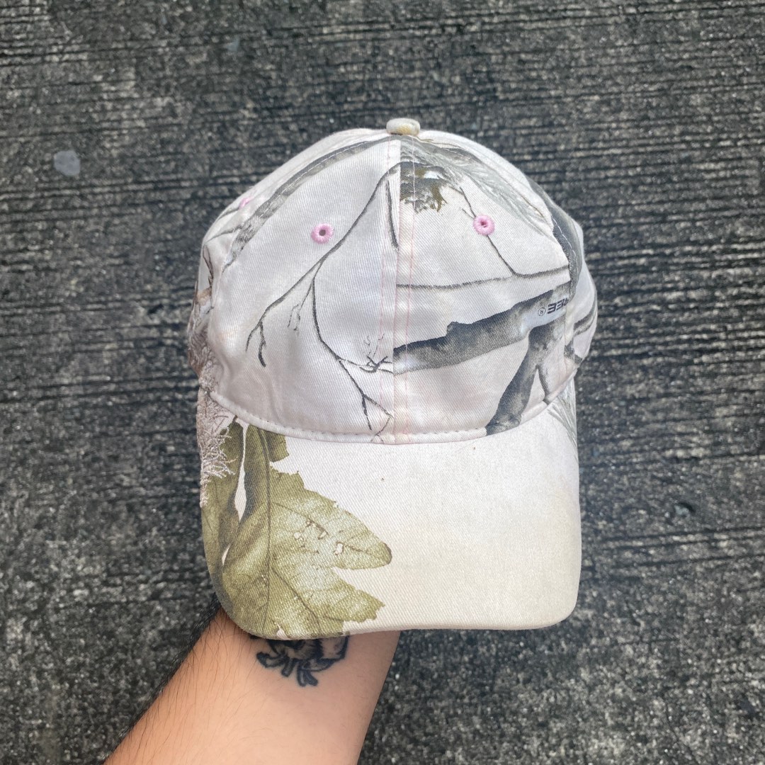 Dri-Duck Pink Embroidered Real Tree Cap, Men's Fashion, Watches ...