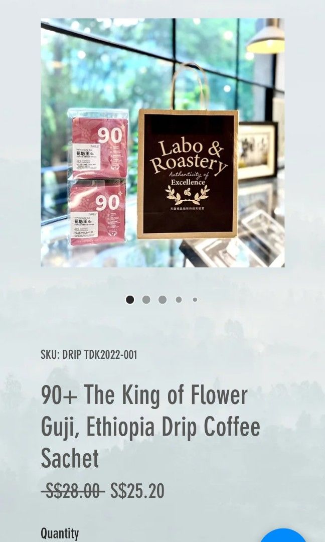 Drip coffee sachets, Food & Drinks, Beverages on Carousell