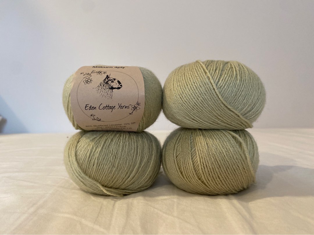Eden Cottage Yarns Milburn 4ply yarn, Hobbies & Toys, Stationery ...