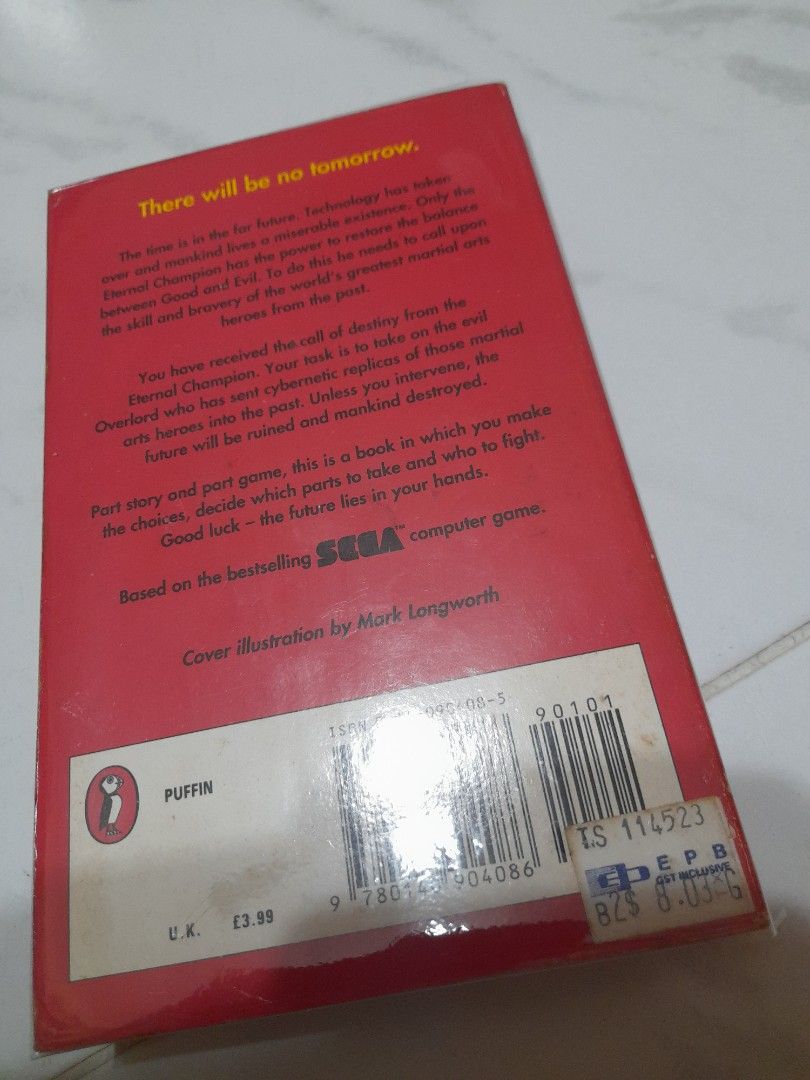 Eternal Champions gamebook 1, Hobbies & Toys, Books & Magazines, Children's Books on Carousell