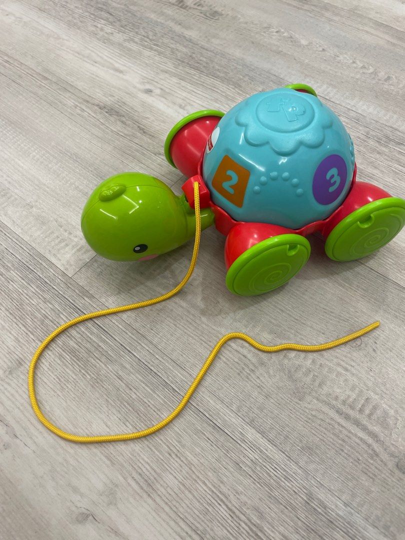 Fisher-Price pull along turtle, Babies & Kids, Infant Playtime on Carousell