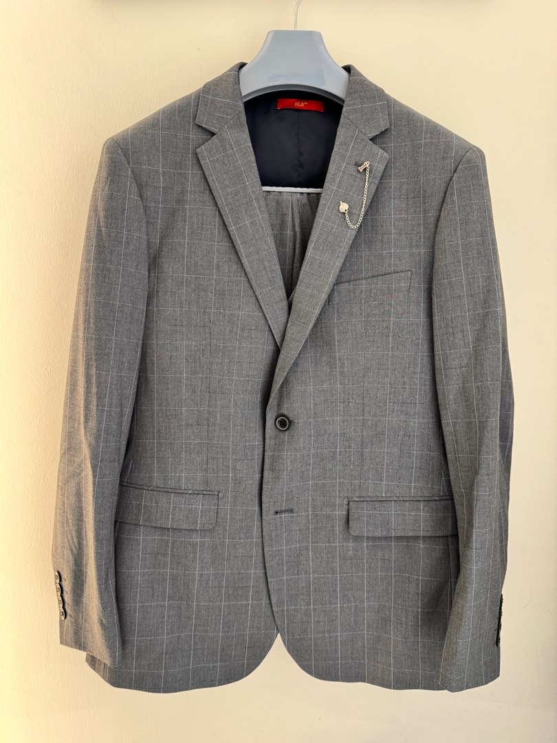 HLA Formal Suit & Vest, Men's Fashion, Tops & Sets, Sets & Coordinates ...