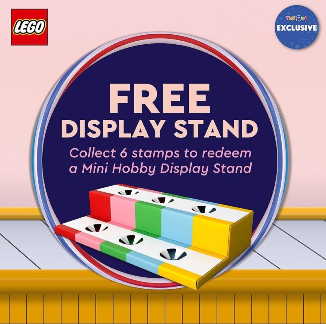 (Full Set For Six)Toys Rus Mini Hobby LEGO With Rainbow Stand, Hobbies ...