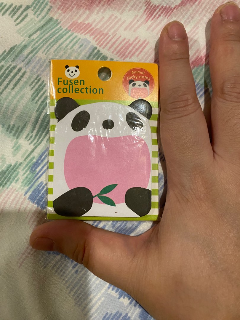 Fusen Collection panda animal sticky note, Hobbies & Toys, Stationary ...