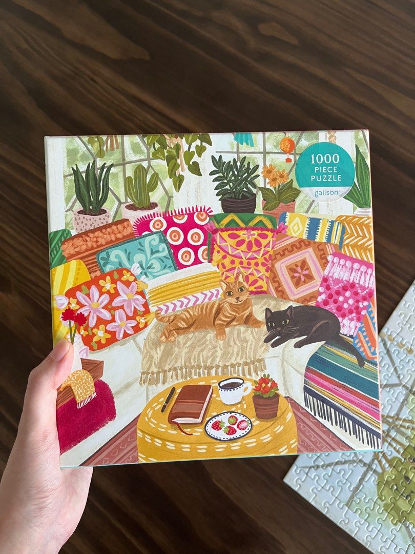 Galison Serenity Meow 1000pc Puzzle, Hobbies & Toys, Toys & Games on ...