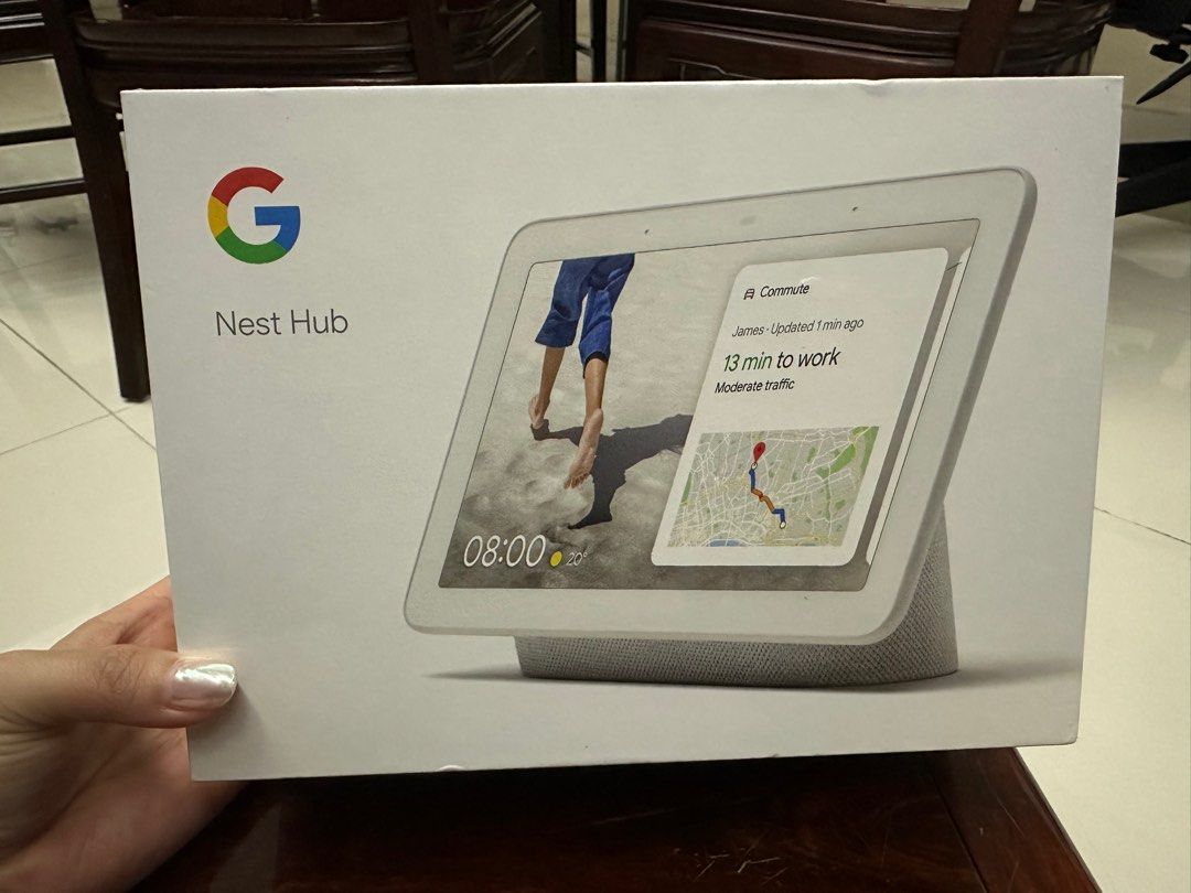 Google Nest Hub (Chalk), Computers & Tech, Parts & Accessories, Other Accessories on Carousell