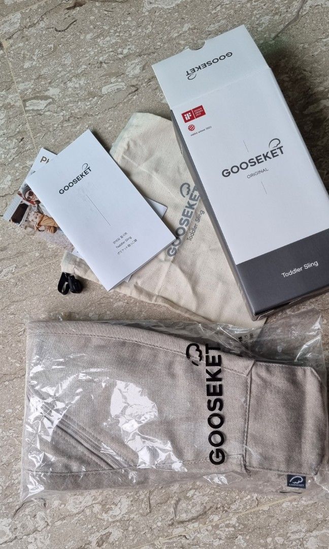 Gooseket toddler sling korea, Babies & Kids, Going Out, Carriers ...