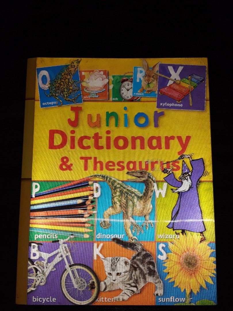 Grolier Junior dictionary & thesaurus, Hobbies & Toys, Books ...