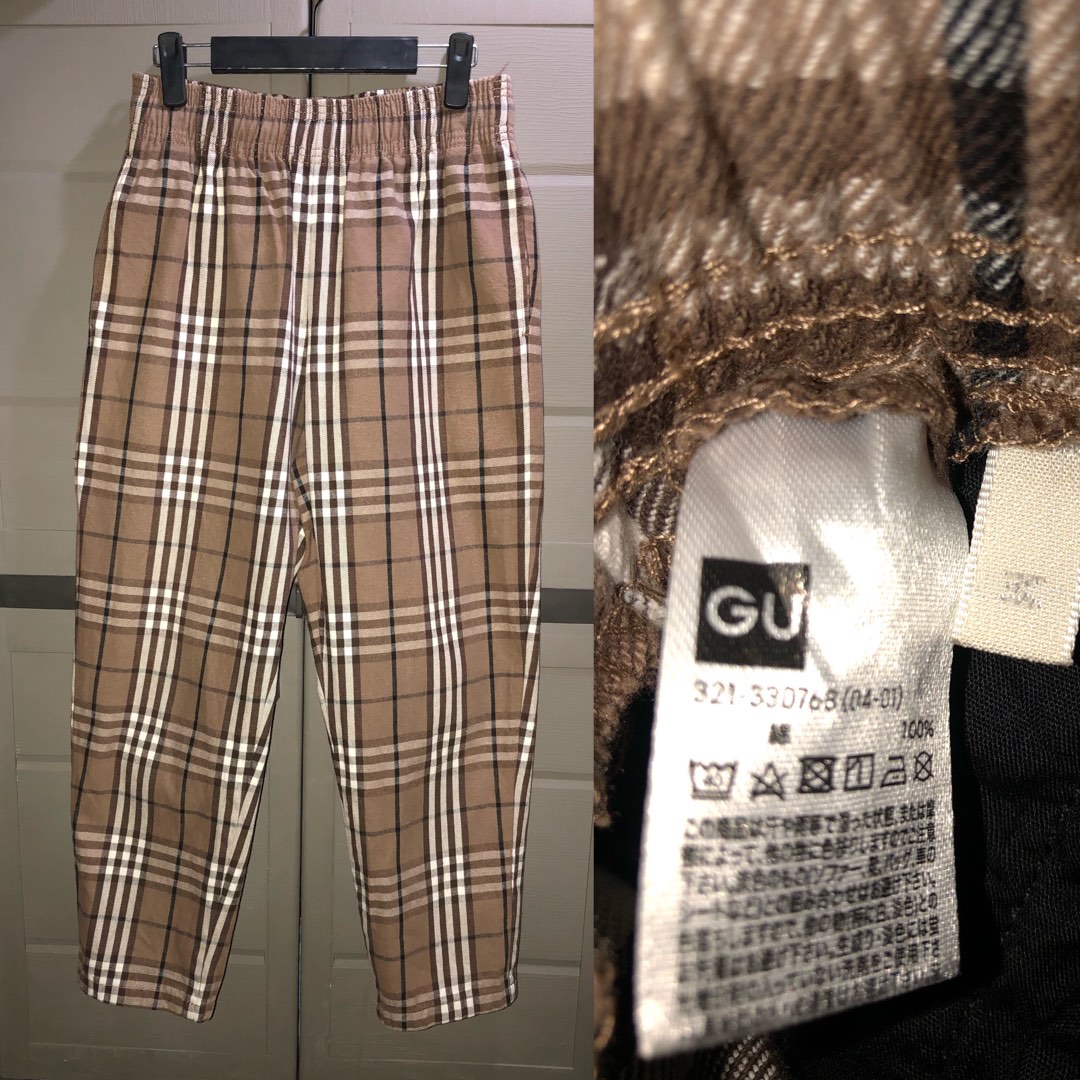 GU Wide Tapered Pants (Chef Pants), Men's Fashion, Bottoms, Trousers on ...