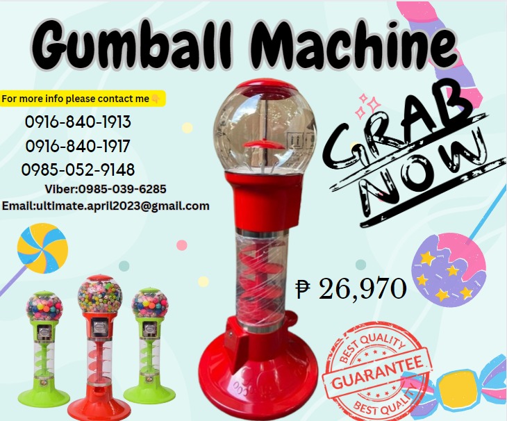 GUMBALL MACHINE, Hobbies & Toys, Toys & Games on Carousell
