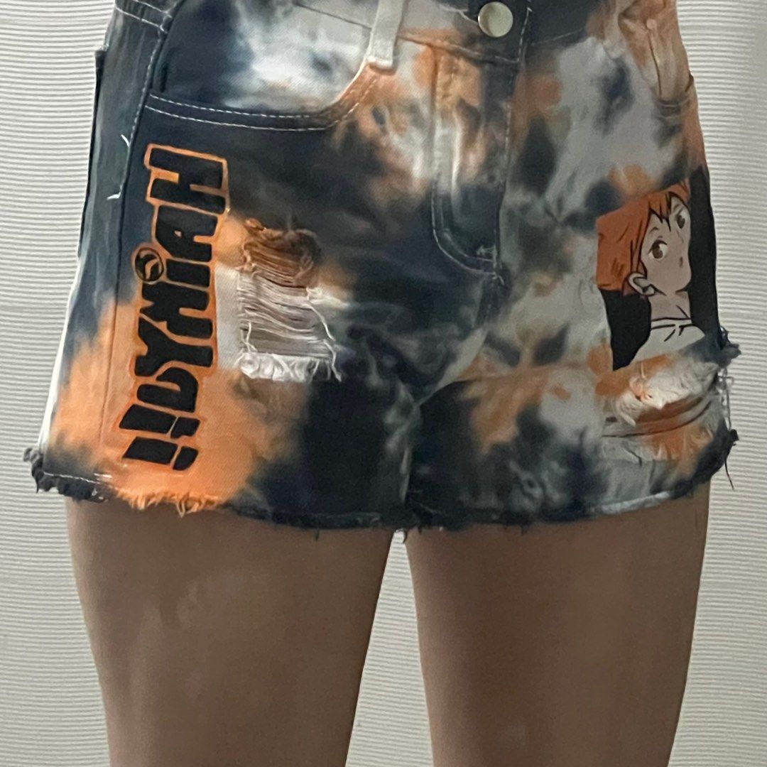 Haikyuu Hinata Custom Shorts, Women's Fashion, Bottoms, Shorts on Carousell