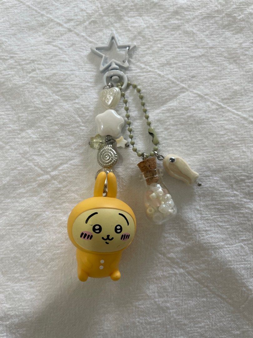handmade matching chiikawa beaded keychains, Hobbies & Toys, Stationery ...
