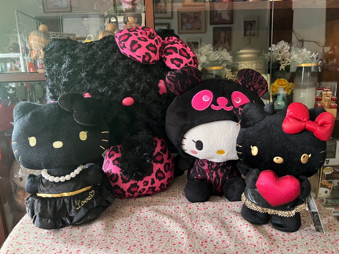 Hello Kitty Black Collection, Hobbies & Toys, Toys & Games on Carousell