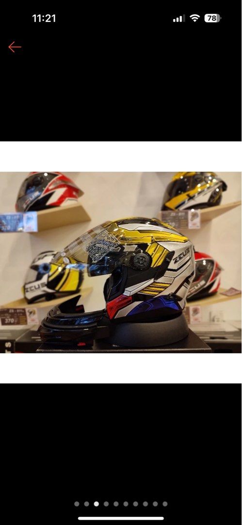 Helmet zeus gundam, Auto Accessories on Carousell