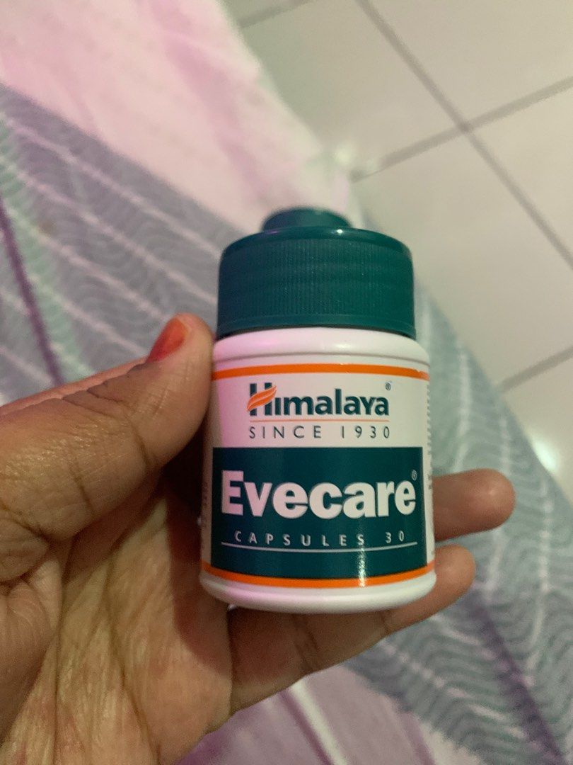 Himalaya Evecare Capsules, Health & Nutrition, Health Supplements ...
