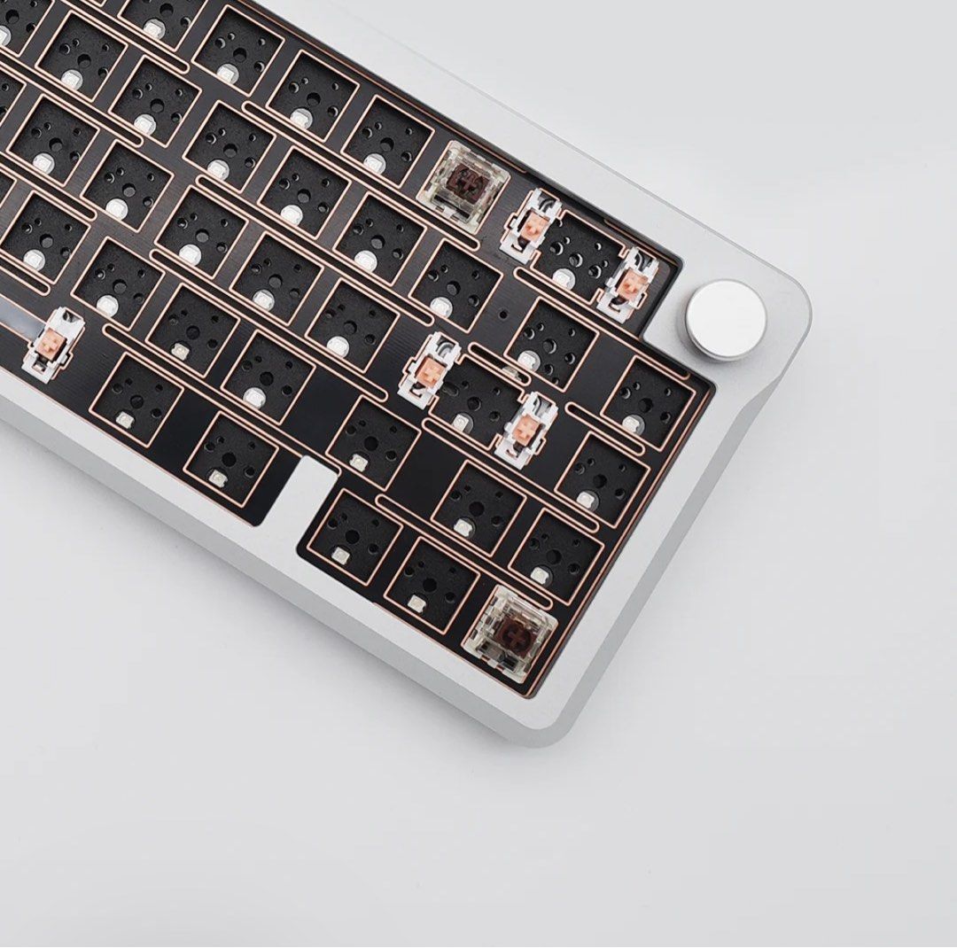 HJ Snake AL65 (GMK67 but aluminium) custom barebones keyboard kit ...