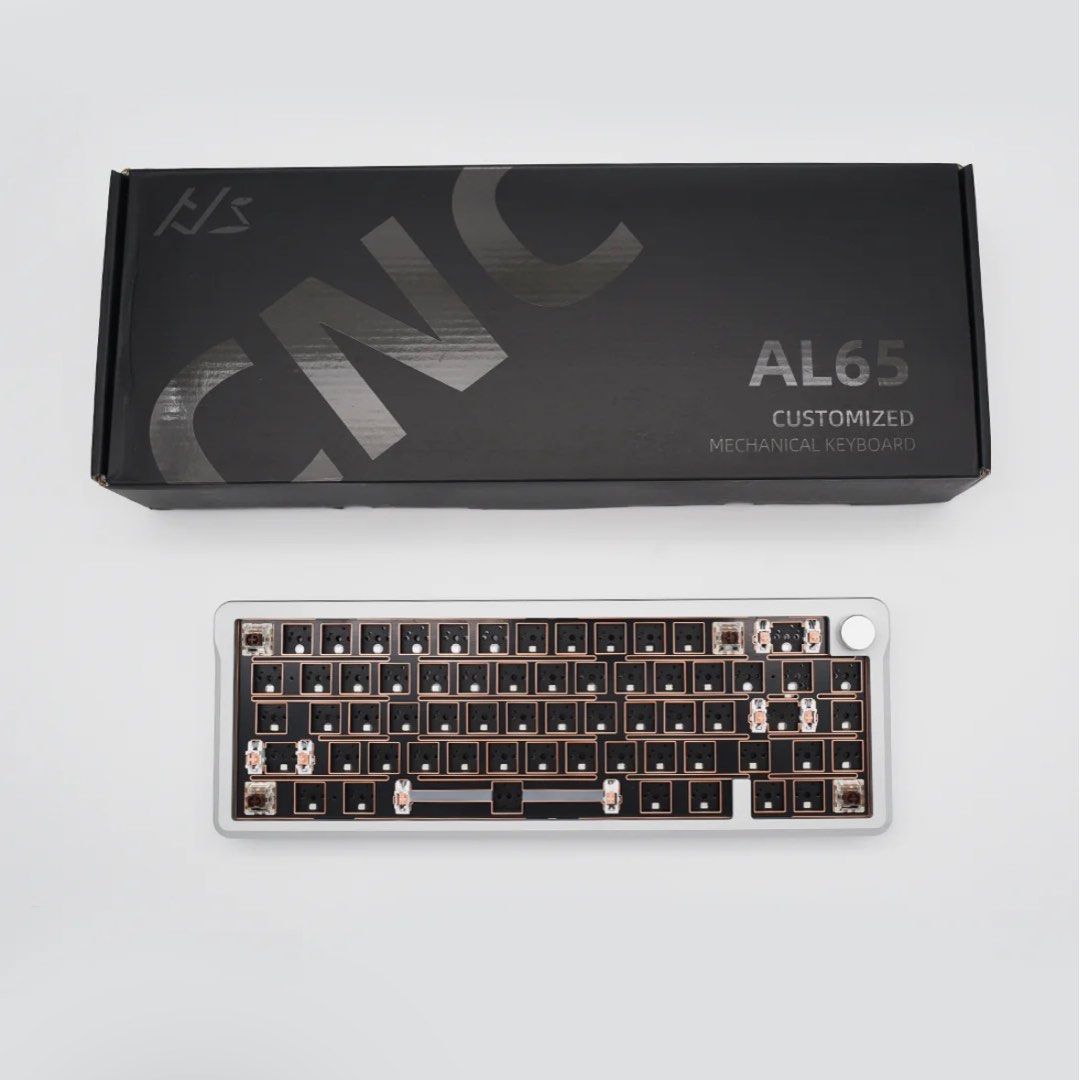 HJ Snake AL65 (GMK67 but aluminium) custom barebones keyboard kit ...