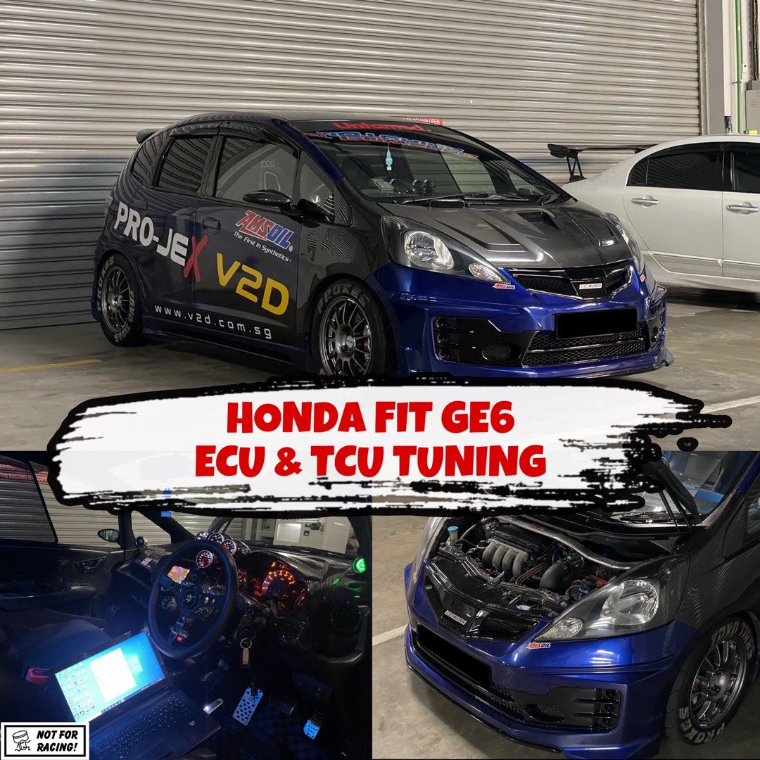 Honda Fit GE6 ECU & TCU Tuning/ Remap/ Reflash, Car Accessories, Car ...