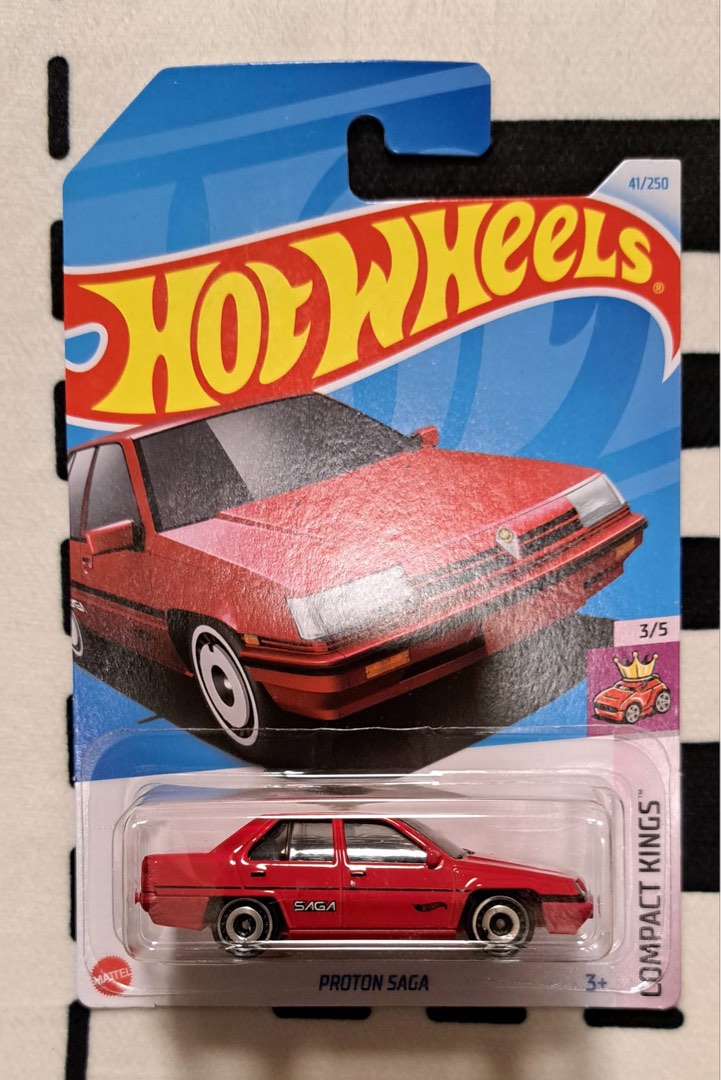 Hot Wheels Proton Saga, Hobbies & Toys, Toys & Games on Carousell