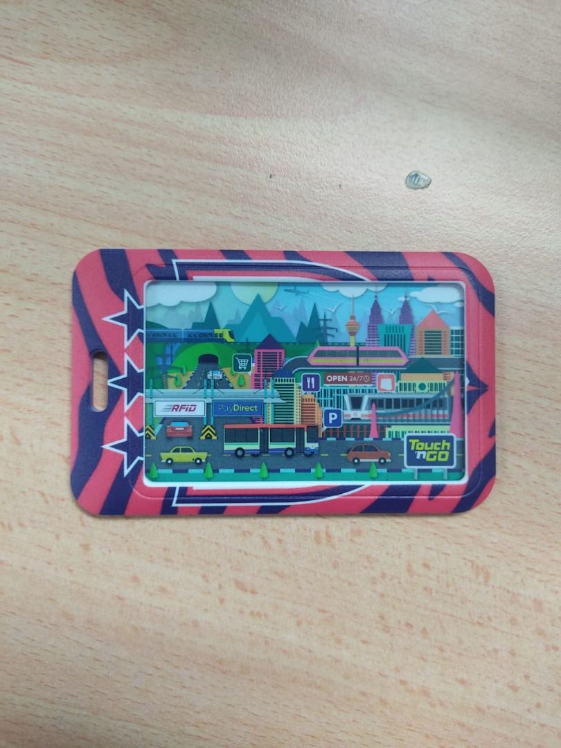 ID LRT Touch n Go Card Cover Johor name tag id colleague office card ...