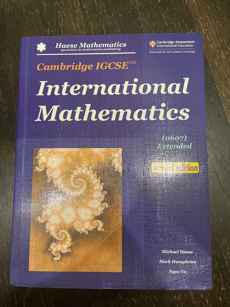 IGCSE Mathematics Haese Textbook, Hobbies & Toys, Books & Magazines ...