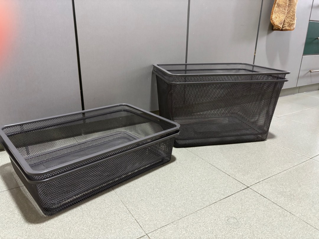 Ikea Trofast Storage Mesh Boxes, Furniture & Home Living, Home ...