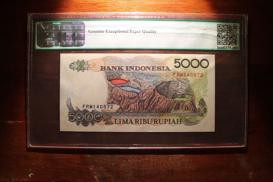Indonesia 5,000 Rupiah Year 1992 / Uang Kertas Indonesia Lima Ribu ...