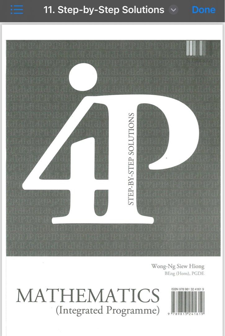 IP Year 4 Mathematics Guide (Suitable for O Level), Hobbies & Toys ...
