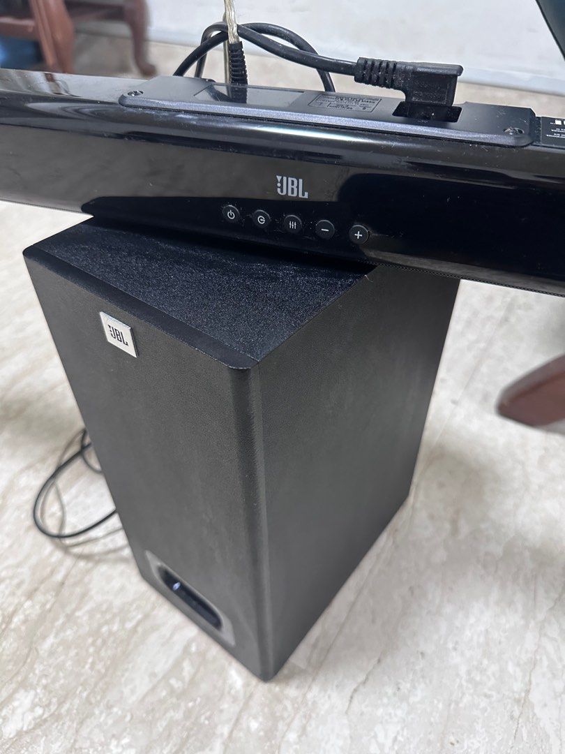 JBL SB130 with subwoofer sound bar, Audio, Soundbars, Speakers ...