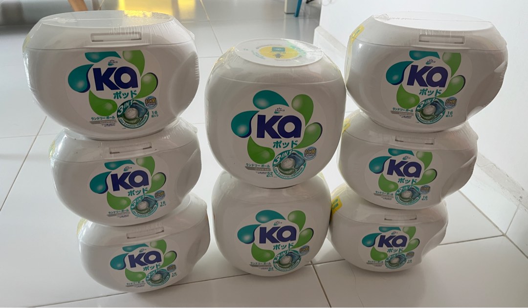 Ka 3-in-1 Laundry Capsules [BNIB], Furniture & Home Living, Cleaning & Homecare Supplies ...