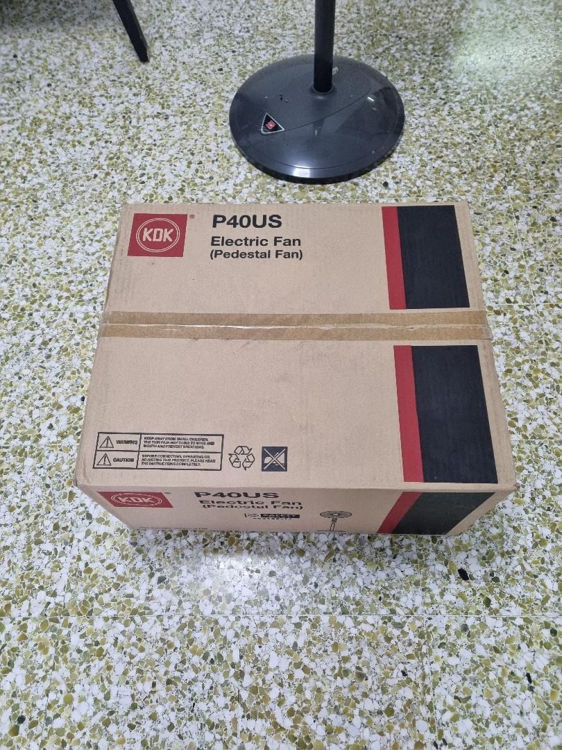 KDK Standing Fan P40US, Furniture & Home Living, Lighting & Fans, Fans ...