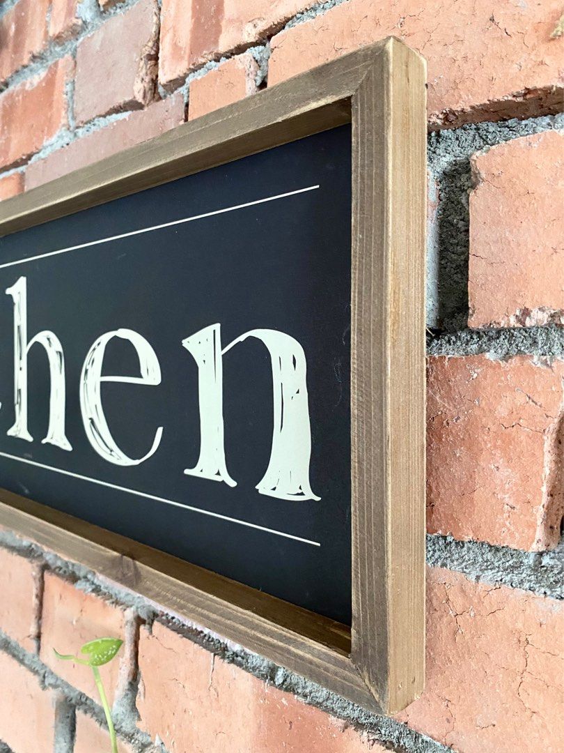 Kitchen signage plaque, Furniture & Home Living, Home Decor, Wall Decor ...