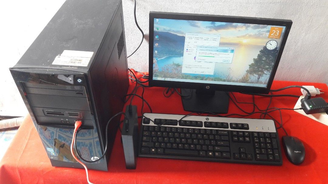 1 set komputer merk hp, Elektronik, Bagian Komputer & Aksesoris di ...