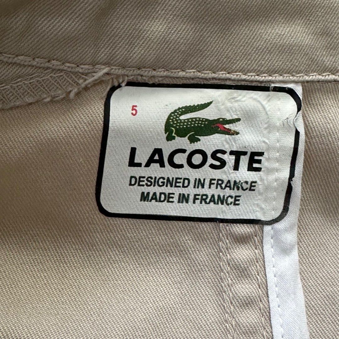 Lacoste Cream Harrington Jacket, Women's Fashion, Coats, Jackets and ...