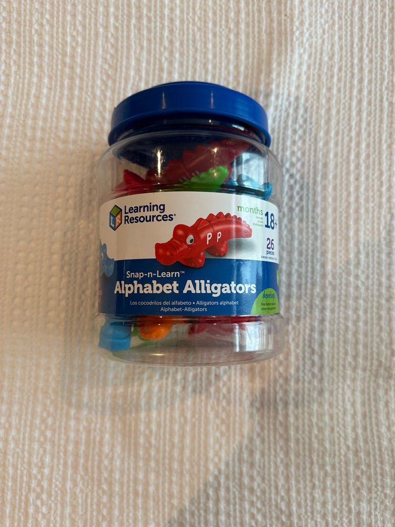 Learning Resources ABC cookies and Alphabet alligators, Hobbies & Toys ...