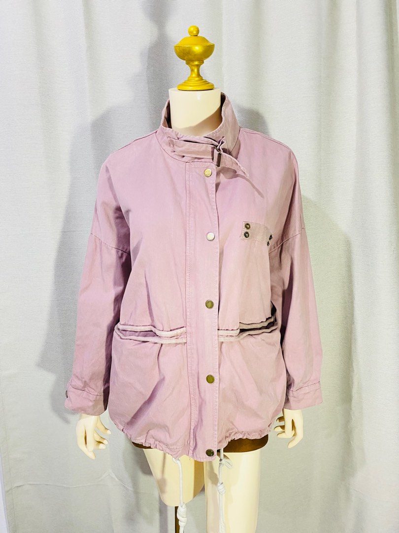 Light Violet Denim Jacket, Women's Fashion, Coats, Jackets and ...