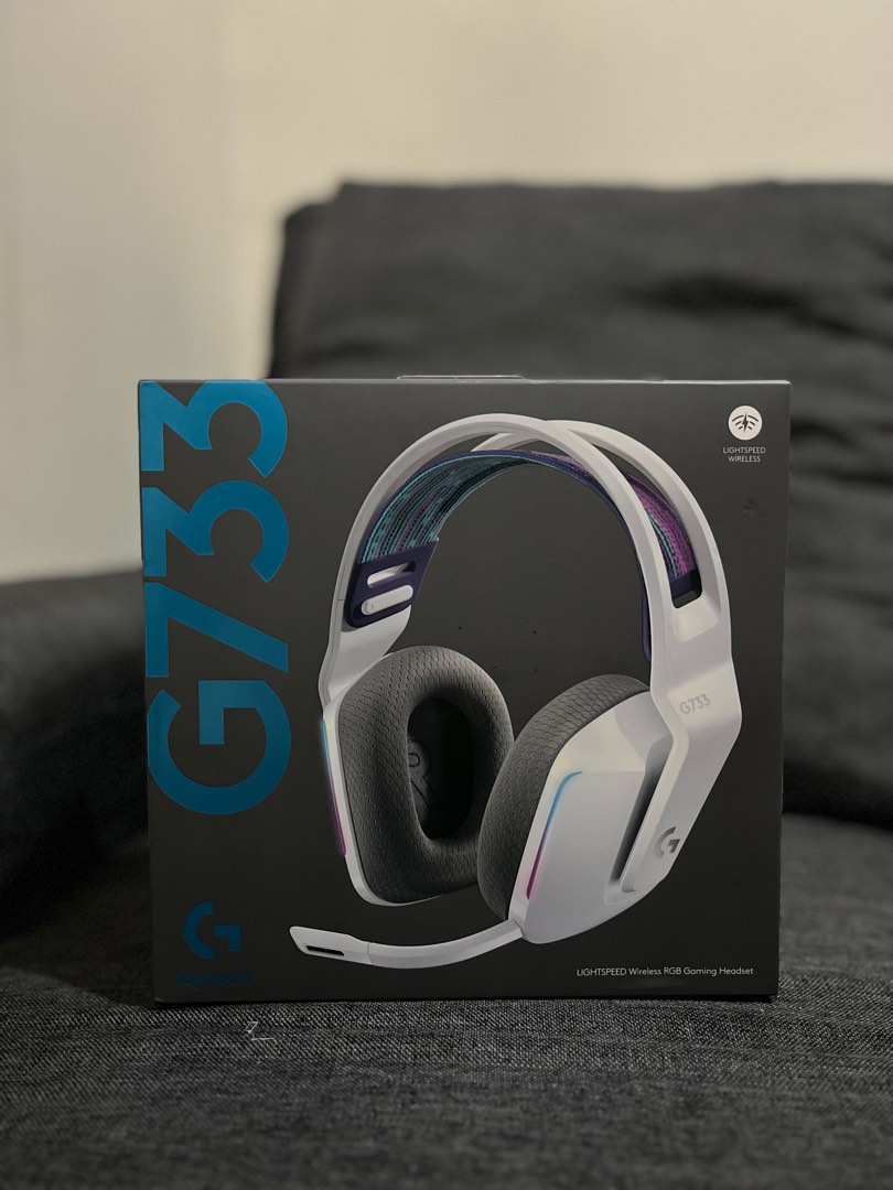 Logitech G733 - White, Audio, Headphones & Headsets on Carousell