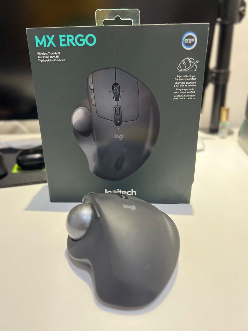 LOGITECH MX ERGO, Computers & Tech, Parts & Accessories, Mouse ...