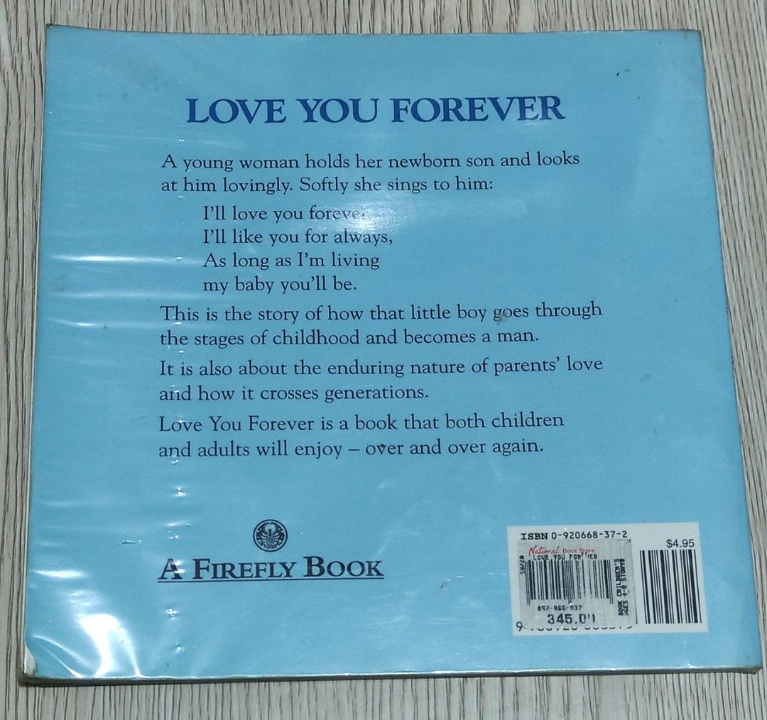 Love You Forever by Robert Munsch, Hobbies & Toys, Books & Magazines ...