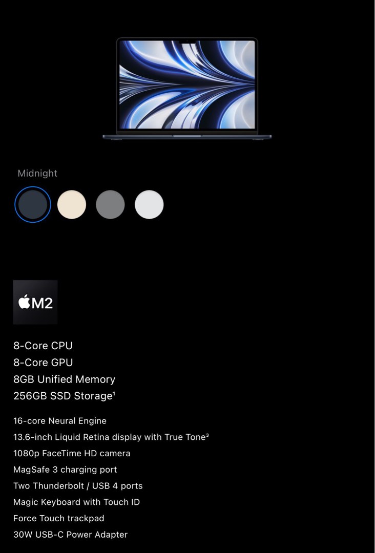 MacBook Air M2, Computers & Tech, Laptops & Notebooks on Carousell