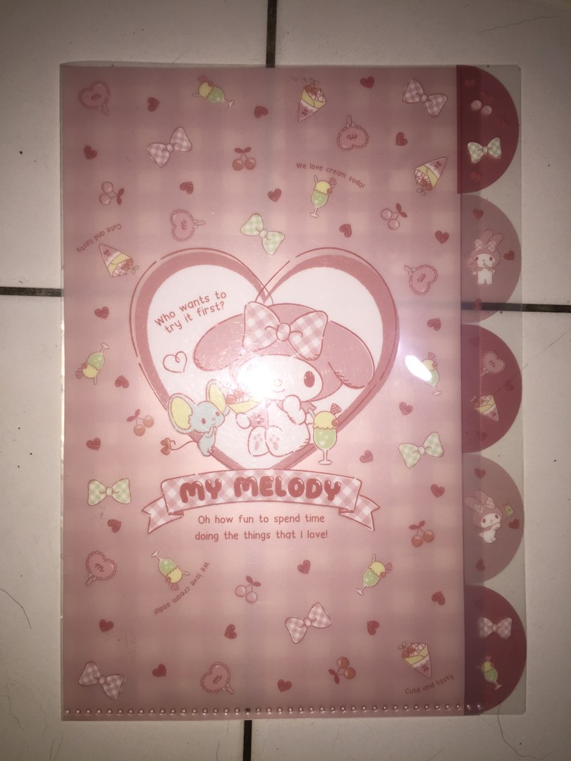 My Melody Maps Ori jepang/ Maps My Melody Sanrio, Buku & Alat Tulis, Majalah & Lainnya di Carousell