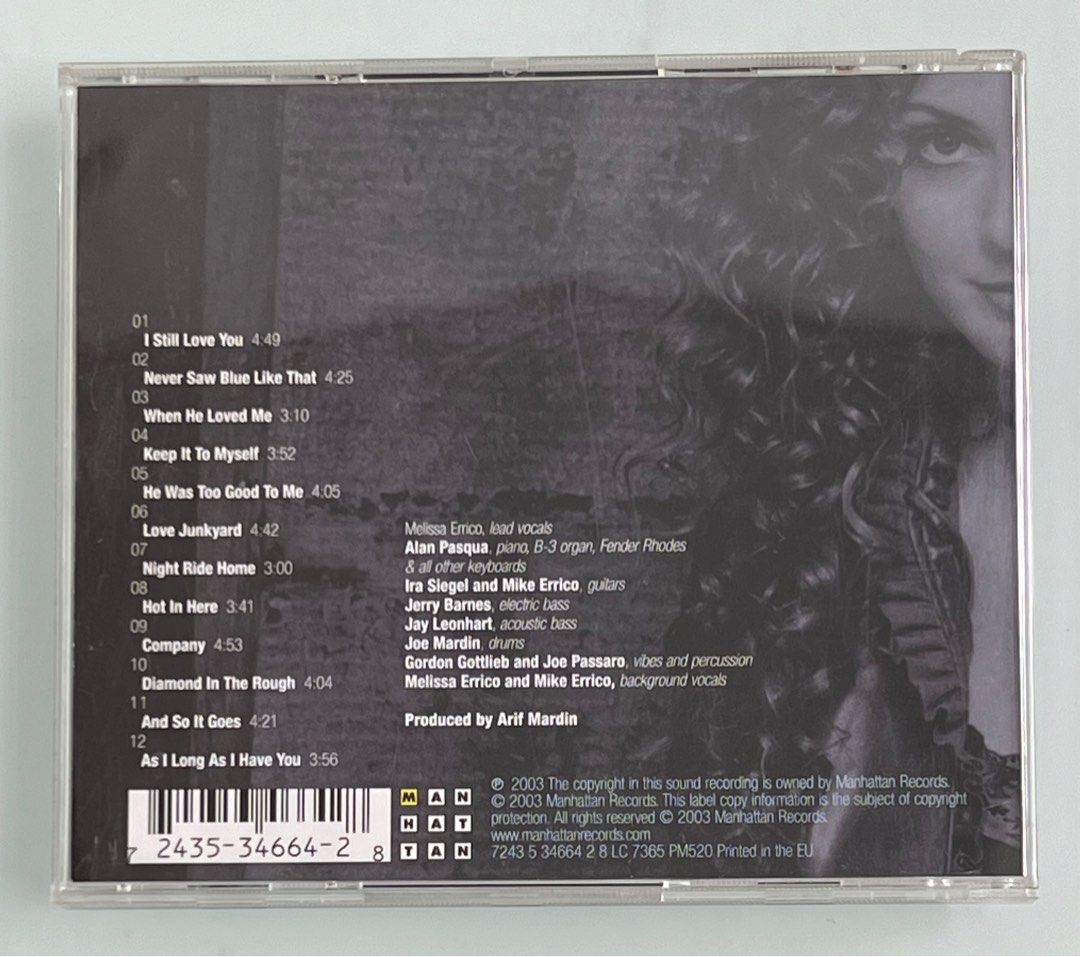 Melissa Errico - Blue like That, Hobbies & Toys, Music & Media, CDs ...