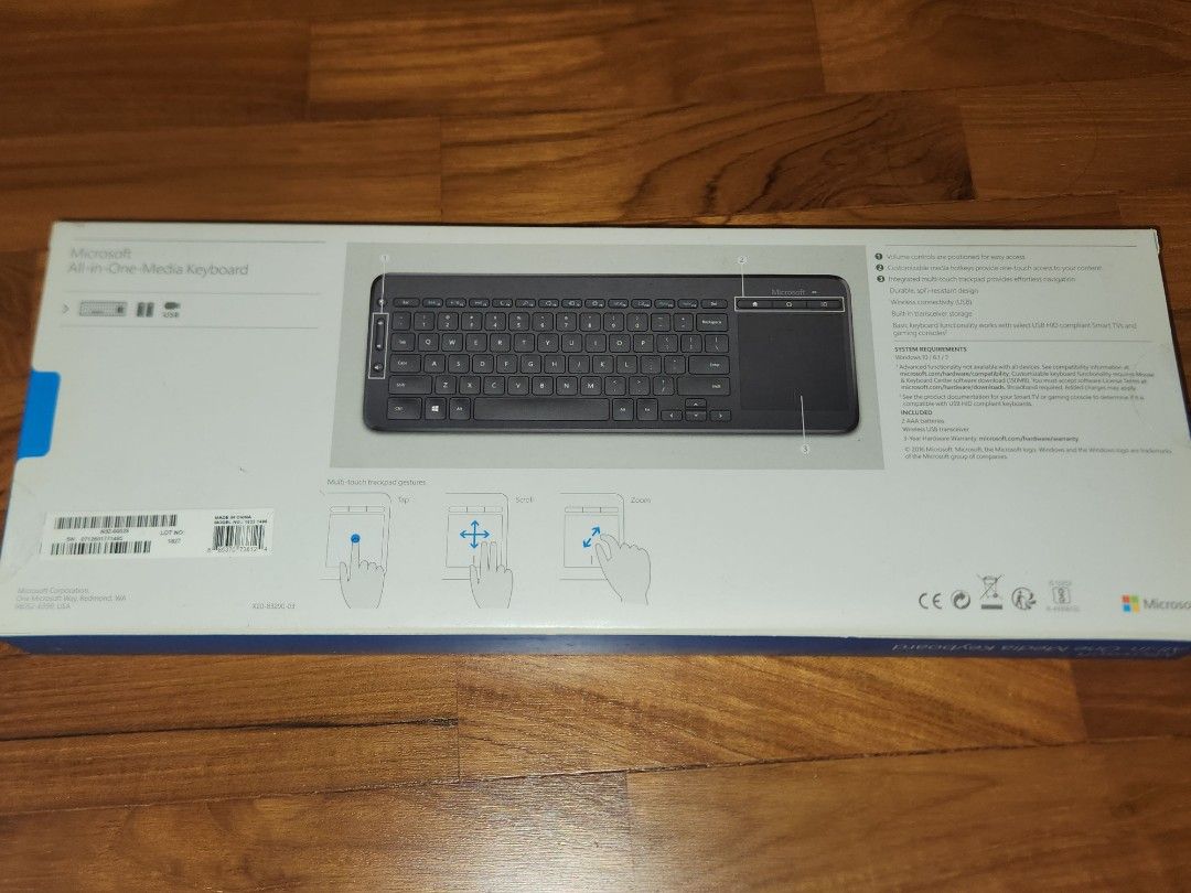 Microsoft all in one media keyboard, Computers & Tech, Parts ...