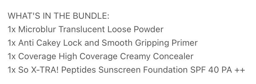 Mother of pearl PORE LESS COMPLEXION KIT- light neutral, Kesehatan ...