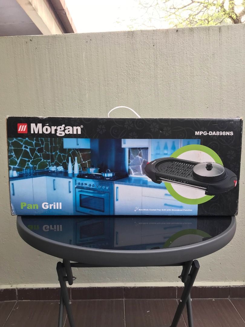Morgan Pan Grill Non-Stick Coated, TV & Home Appliances, Kitchen ...