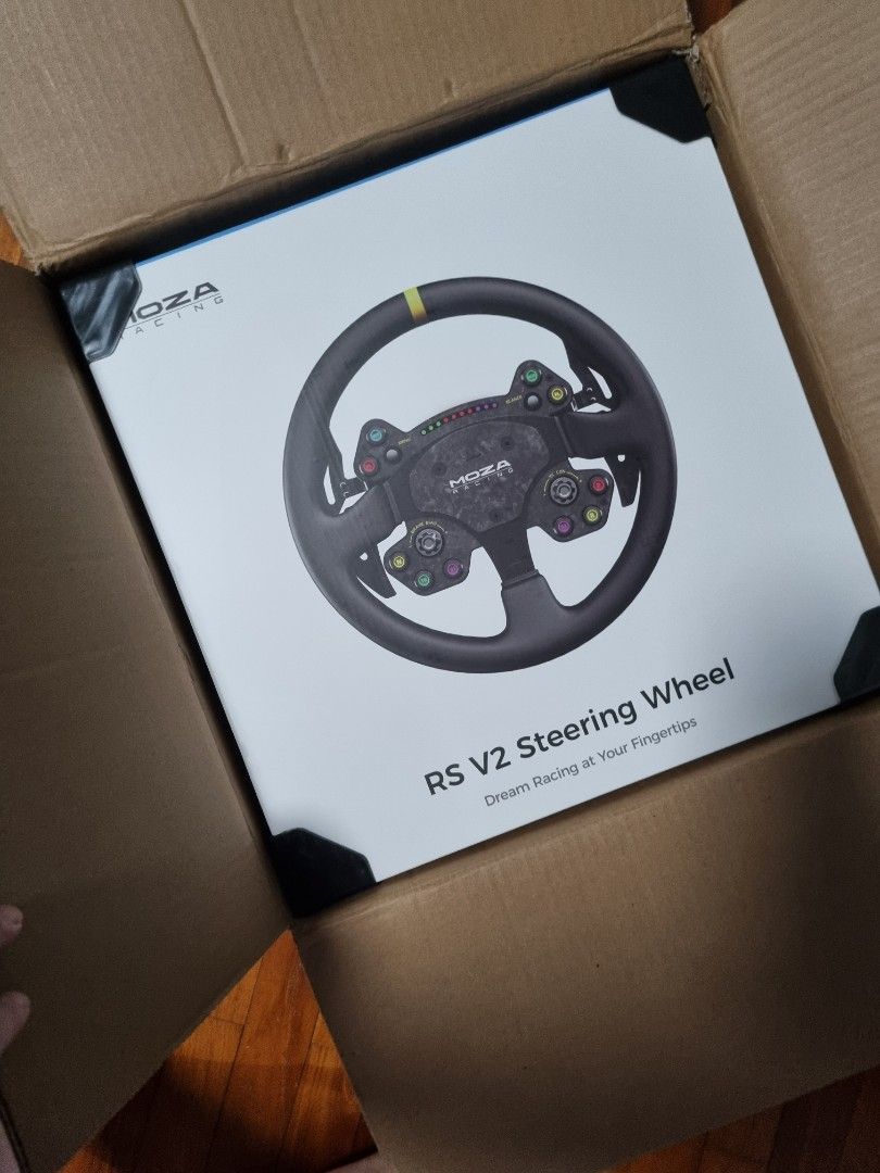 Moza R9 v2 RS v2 DD direct drive wheel w/o SRP load cell pedals racing ...