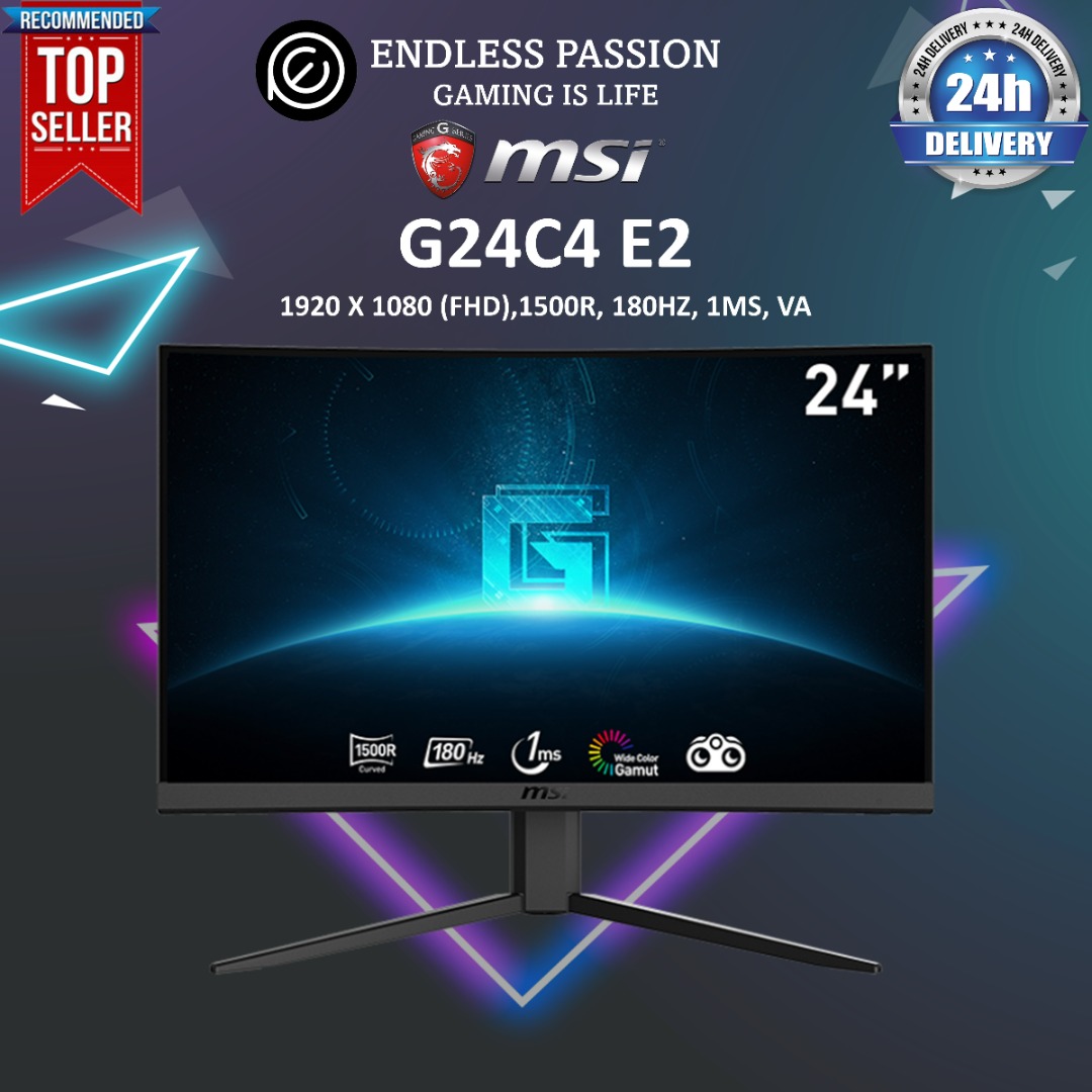 MSI G24C4 E2 - Endless Passion Exclusive, Computers & Tech, Parts & Accessories, Monitor Screens ...